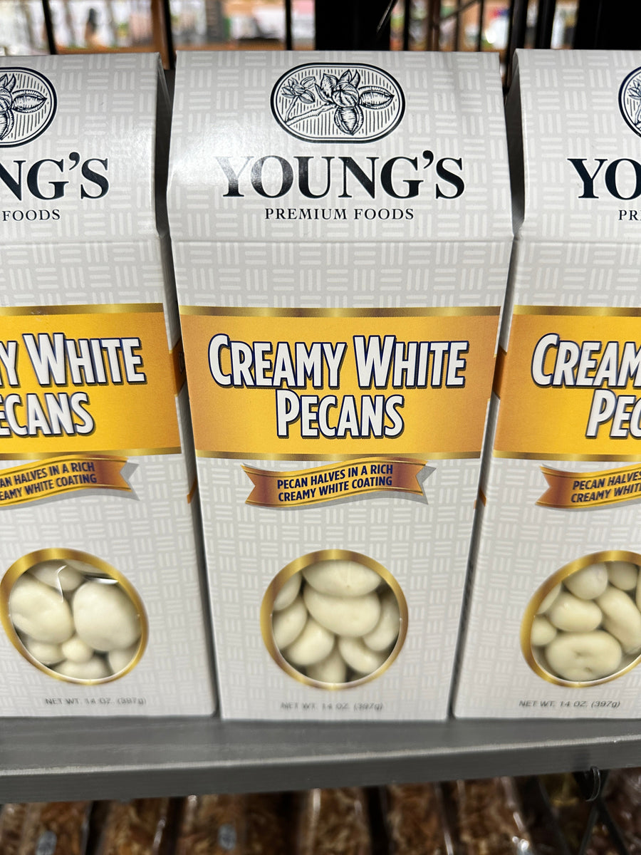 Young's Pecans 14oz Creamy White Pecans – Tomlinson Sales Company